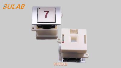 China SIGMA MTD142 Square Elevator Button with Stainless Steel Face and DC24V LED for COP and Hall Landing Call for sale