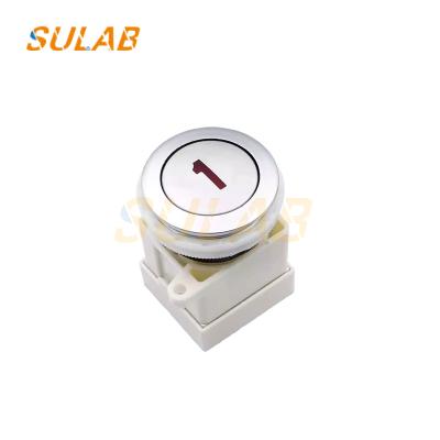 China Round Elevator Push Button DC24V LED Light Call Button for LG Sigma Elevator COP LOP Panel for sale