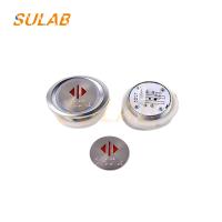 China Elevator Push Button MTD331 Round LED Back-light Call Button with Stainless Steel Faceplate and Plug-in Connector Design for sale