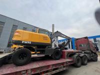 China Kawasaki Hydraulic Pump Wheel Excavator PW180 17000kg 0.75m³ Bucket Naked Packaging for sale