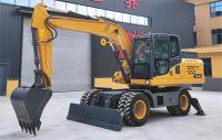 China Kawasaki Hydraulic Pump Wheel Excavator PW180 17000kg 0.75m³ Bucket Naked Packaging for sale