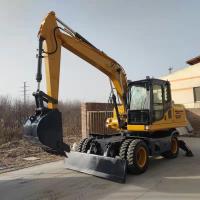 China Kawasaki Hydraulic Pump Wheel Excavator PW180 17000kg 0.75m³ Bucket Naked Packaging for sale