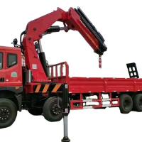 China Used Howo Truck Crane 25T 50T 70T 100T Max Lifting Capacity 80000kg 8 Boom Sections for sale