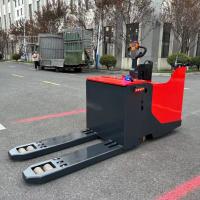 China Electric Pallet Truck 8000kg Capacity 25.6V 300AH Lithium Battery Forklift for sale