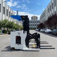 China Electric Single Scissor Reach Forklift 2000kg Capacity 51.2V 320AH Lithium Battery for sale
