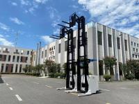 China Electric Single Scissor Reach Forklift 2000kg Capacity 51.2V 320AH Lithium Battery for sale