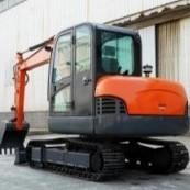 China 8 Ton CE/EPA/Euro Digger Compact Excavator for Farm Garden Max Digging Radius 6563mm for sale