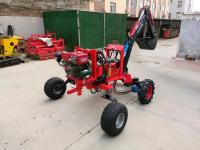 China HJH 20-70hp EPA Engine Wheel Excavator 0.65m³ Bucket for Drilling Trenching for sale
