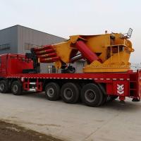 China 80 Ton 30m Telescopic Knuckle Boom Crane Truck Mounted Folding Hydraulic Arm 80 Degree Max Angle for sale