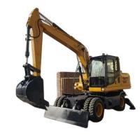 China 21 Ton 0.9 M3 Bucket Wheel Excavator 48kw Power Max Digging Radius 6400mm for sale