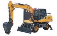 China 21 Ton 0.9 M3 Bucket Wheel Excavator 48kw Power Max Digging Radius 6400mm for sale