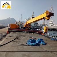 China 30-40 Ton Folding Hydraulic Arm Truck Mounted Telescopic Knuckle Boom Crane 19m Range for sale