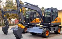 China 21 Ton 0.9 M3 Bucket Wheel Excavator 48kw Power Max Digging Radius 6400mm for sale