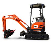 China Shanbo 1 Ton 1.2 Ton Mini Wheel Excavator 6600KG 48KW for Small Farms and Gardens for sale