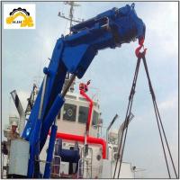 China 20t 30ton Marine Folding Arm Crane Telescopic Boom for HOWO Truck 80ton Capacity for sale