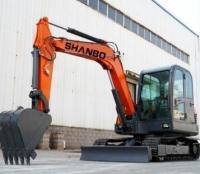 China Sh380 Sh335 20tons Wheel Excavator EPA CE Moving Type Second Hand Used Crawler Digger for sale
