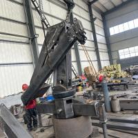 China HOWO 20 Ton Knuckle Mounted Crane Truck 4 Folding Arms Hydraulic Cylinder for sale