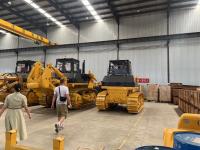 China Mini Hydrostatic Wheel Bulldozer 23500kg with Blade Logging Winch Kawasaki Cylinder for sale