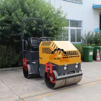 China Double Drum Vibrating Compactor Road Roller 1000kg Operating Weight for Asphalt Roads for sale