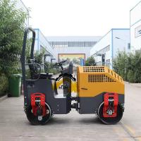 China Double Drum Vibrating Compactor Road Roller 1000kg Operating Weight for Asphalt Roads for sale