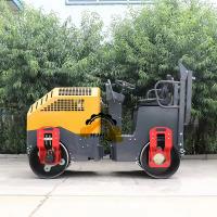 China Double Drum Vibrating Compactor Road Roller 1000kg Operating Weight for Asphalt Roads for sale
