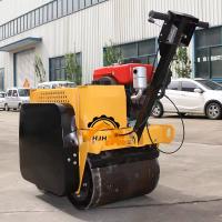 China Double Drum Vibrating Compactor Road Roller 1000kg Operating Weight for Asphalt Roads for sale