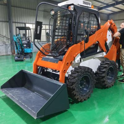 China Mini Track Skid Steer Loader 400kg Max Load 14kw Engine with Attachments for sale