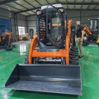 China Mini Track Skid Steer Loader 400kg Max Load 14kw Engine with Attachments for sale