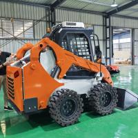 China Mini Track Skid Steer Loader 400kg Max Load 14kw Engine with Attachments for sale