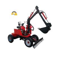 China EPA Engine Spider Excavator 5Ton 9Ton 12Ton Digger Mobile Walking Excavator 20hp 70hp for sale