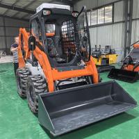 China Mini Track Skid Steer Loader 400kg Max Load 14kw Engine with Attachments for sale