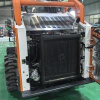 China Mini Track Skid Steer Loader 400kg Max Load 14kw Engine with Attachments for sale