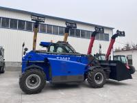China 4X4 Rotating Tyre Telehandler Crane 3 Ton 16m Lifting Height Forklift Telescopic Loader for sale