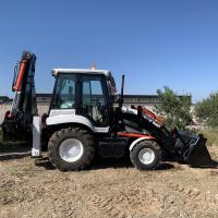 China 3.5 Ton 110HP Mini Tractor Backhoe Loader Multi-Function Digger Excavator Wheel Loader for sale