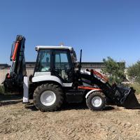 China 3.5 Ton 110HP Mini Tractor Backhoe Loader Multi-Function Digger Excavator Wheel Loader for sale