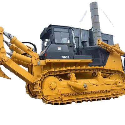 China 162kw 1800rpm Tailless Tracked Bulldozer SD32 Heavy Duty Construction for sale