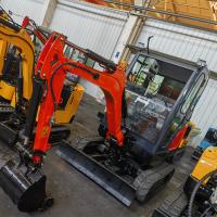 China CE EPA 1 Ton Electric Mini Excavator 4.7-3.2km/h Rated Speed 1200kg Working Weight for sale