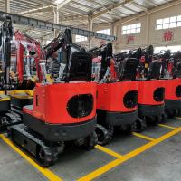 China CE EPA 1 Ton Electric Mini Excavator 4.7-3.2km/h Rated Speed 1200kg Working Weight for sale