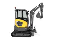 China CE EPA 1 Ton Electric Mini Excavator 4.7-3.2km/h Rated Speed 1200kg Working Weight for sale
