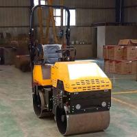 China Mini Diesel Compactor Machine 35KN Exciting Force Vibratory Road Roller Smooth Drum 6000kg for sale