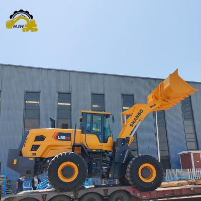 China 5 Ton Agricultural Hydraulic Wheel Loader Excavator 28±1° Climbing Capacity 162kW for sale