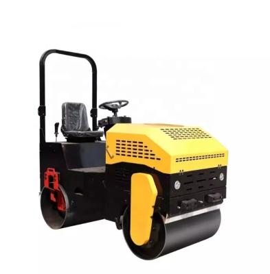 China 1 Ton Single Drum Road Roller 700A 1000kg Operating Weight Front Steel Rubber Seat Driving for sale