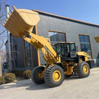 China Yellow End 5 Ton 6 Ton Multifunction Hydraulic Wheel Loader 74KW 1.0m3 Rock Bucket for sale