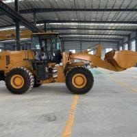 China Yellow End 5 Ton 6 Ton Multifunction Hydraulic Wheel Loader 74KW 1.0m3 Rock Bucket for sale