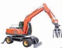 China 8.68 Ton Mini Wheel Excavator R390 for Electrical System Adopts Centralized Control for sale