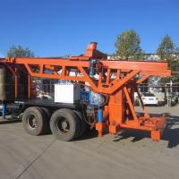 China Crawler-Mounted RC Impact Mud Pump Sand Pump 100m 200m Drilling Rig with Air Compressor for sale
