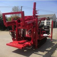China Crawler-Mounted RC Impact Mud Pump Sand Pump 100m 200m Drilling Rig with Air Compressor for sale