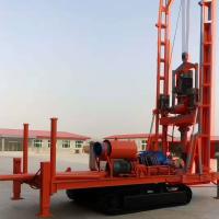 China Crawler-Mounted RC Impact Mud Pump Sand Pump 100m 200m Drilling Rig with Air Compressor for sale