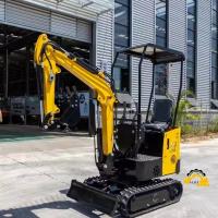 China Farm Mini Excavator 0.8 ton 3.5 ton with Euro 5 Engine Yellow OEM Customizable for sale