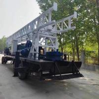 China Skid Mounted Rotary Drilling Rig 40000 kg 600m Depth SINOTRUCK 8x4 Chassis for sale
